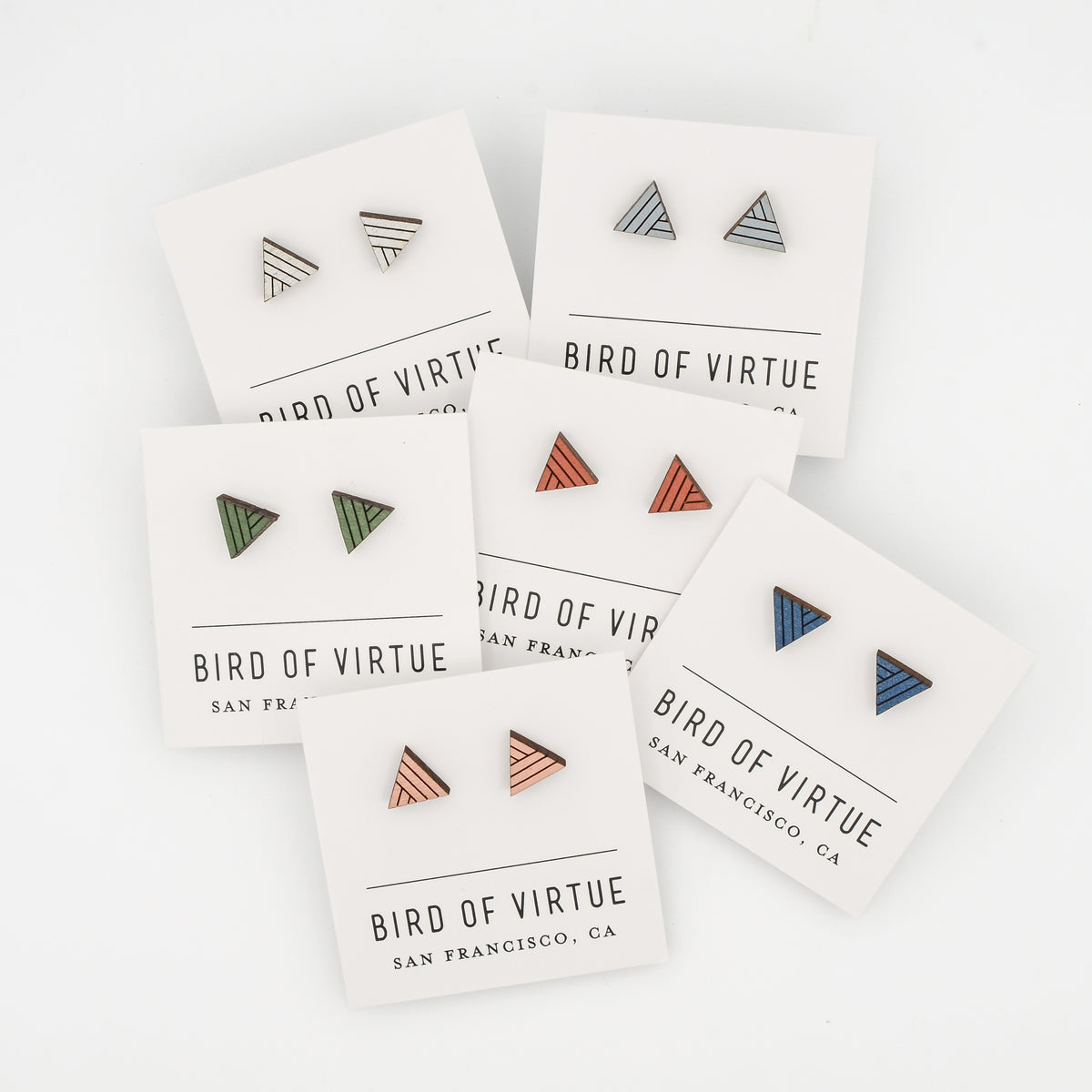 Triangle Stud – Bird of Virtue